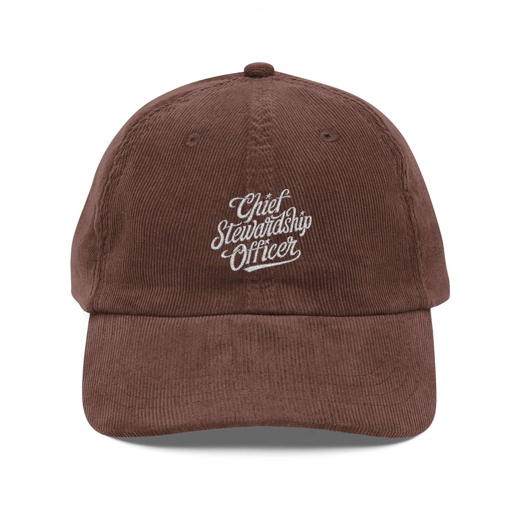 Chief Stewardship Officer Vintage Corduroy Cap (Embroidery) – Steward ...
